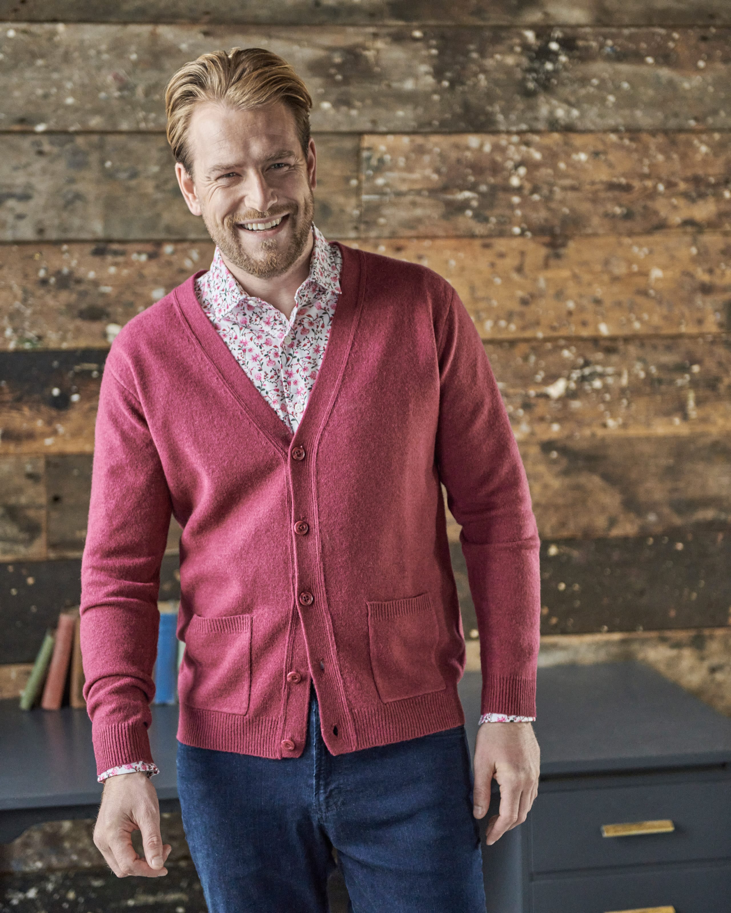 Mens Cardigan Collection | Quality Natural Knitwear | WoolOvers AU