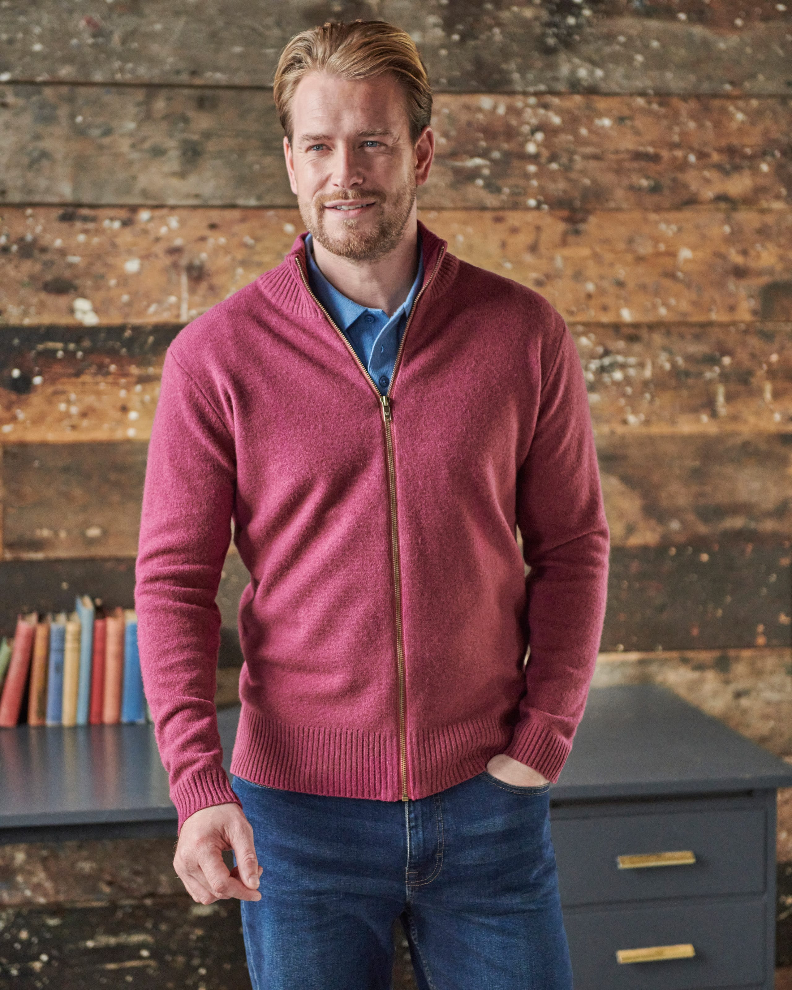 Red Cardigans | All-Natural Knitwear | WoolOvers UK