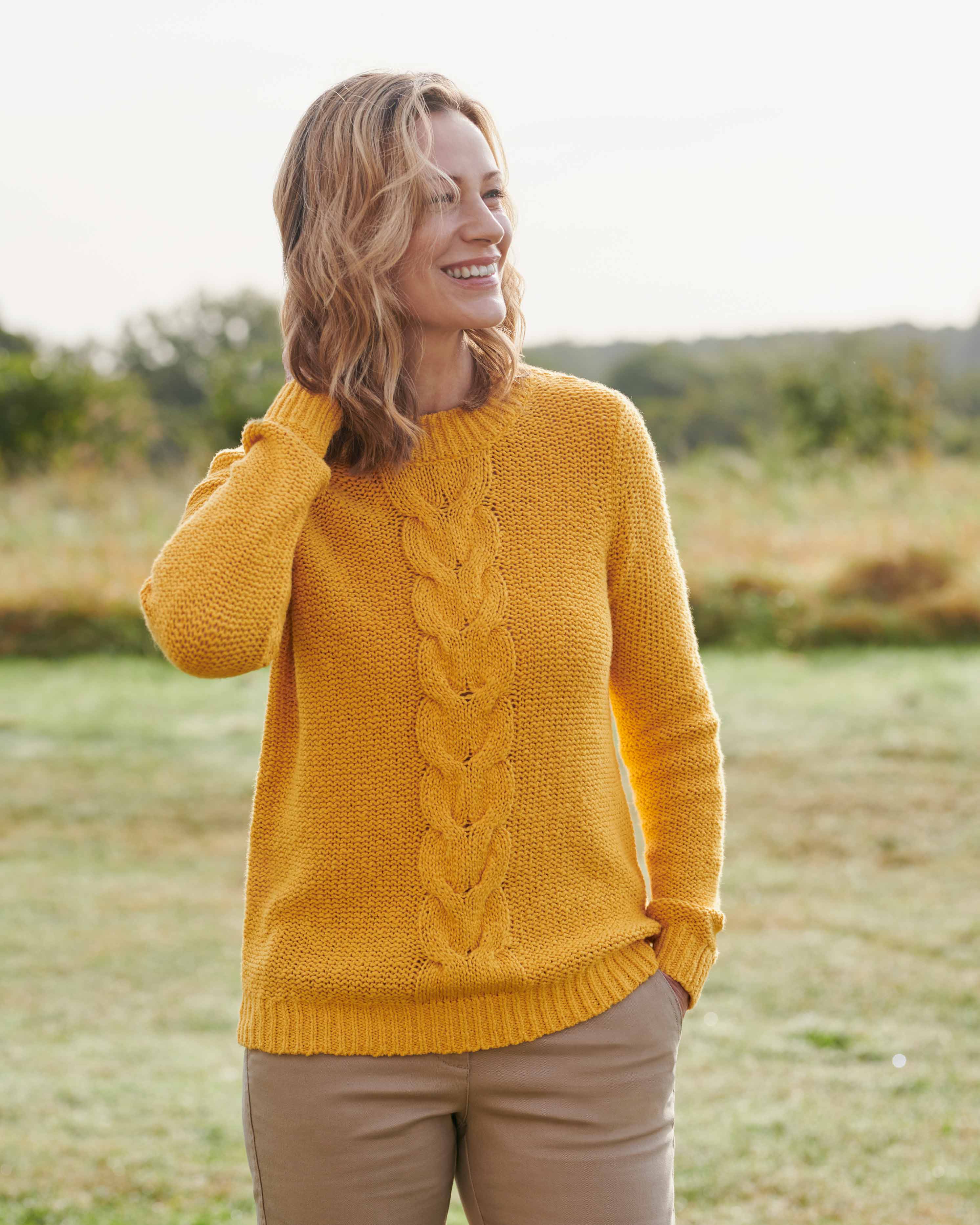 Women's Aran Sweaters | Womens Knitwear | WoolOvers US