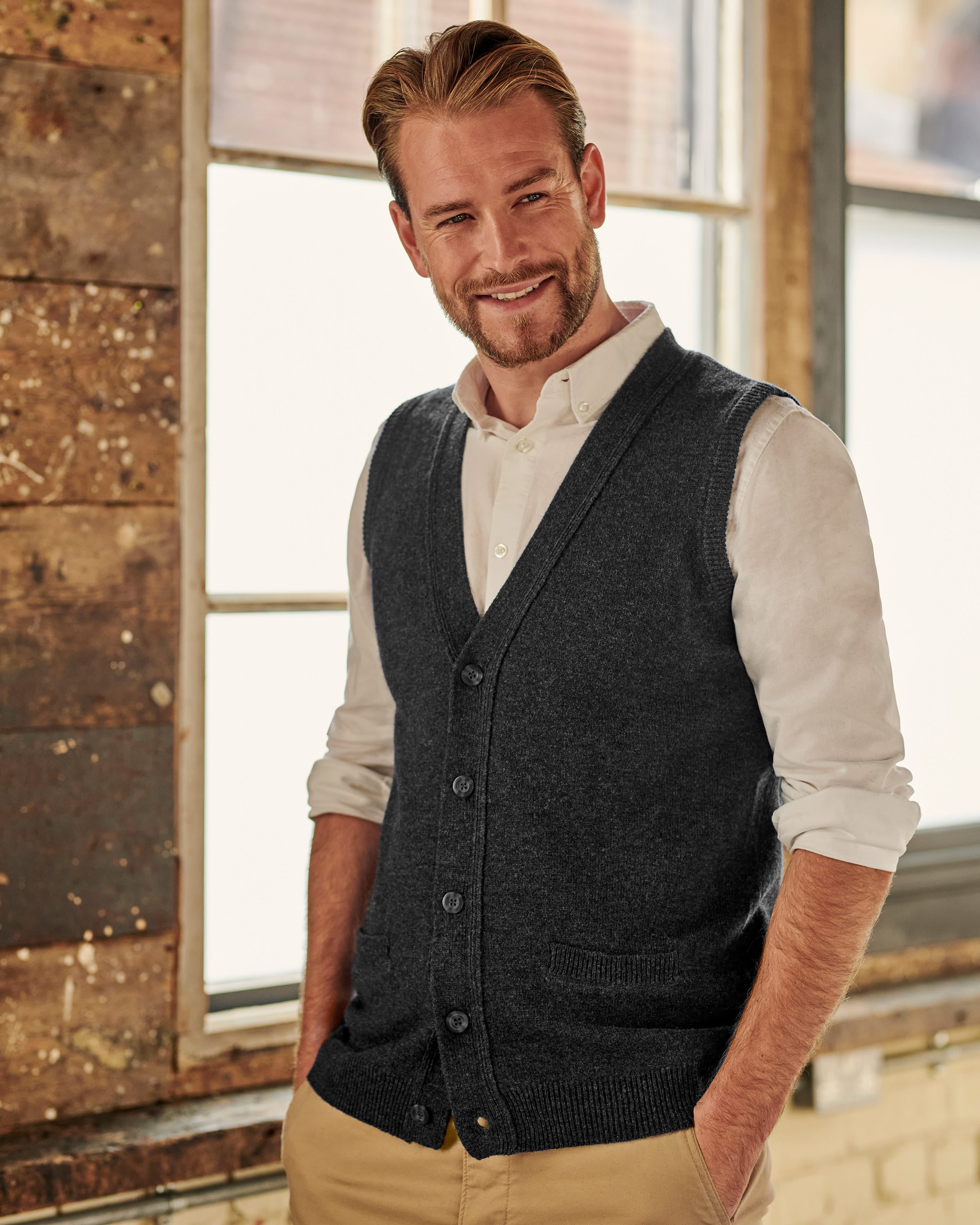 Pure Lambswool Knitwear | Men's 100% Lambswool | WoolOvers