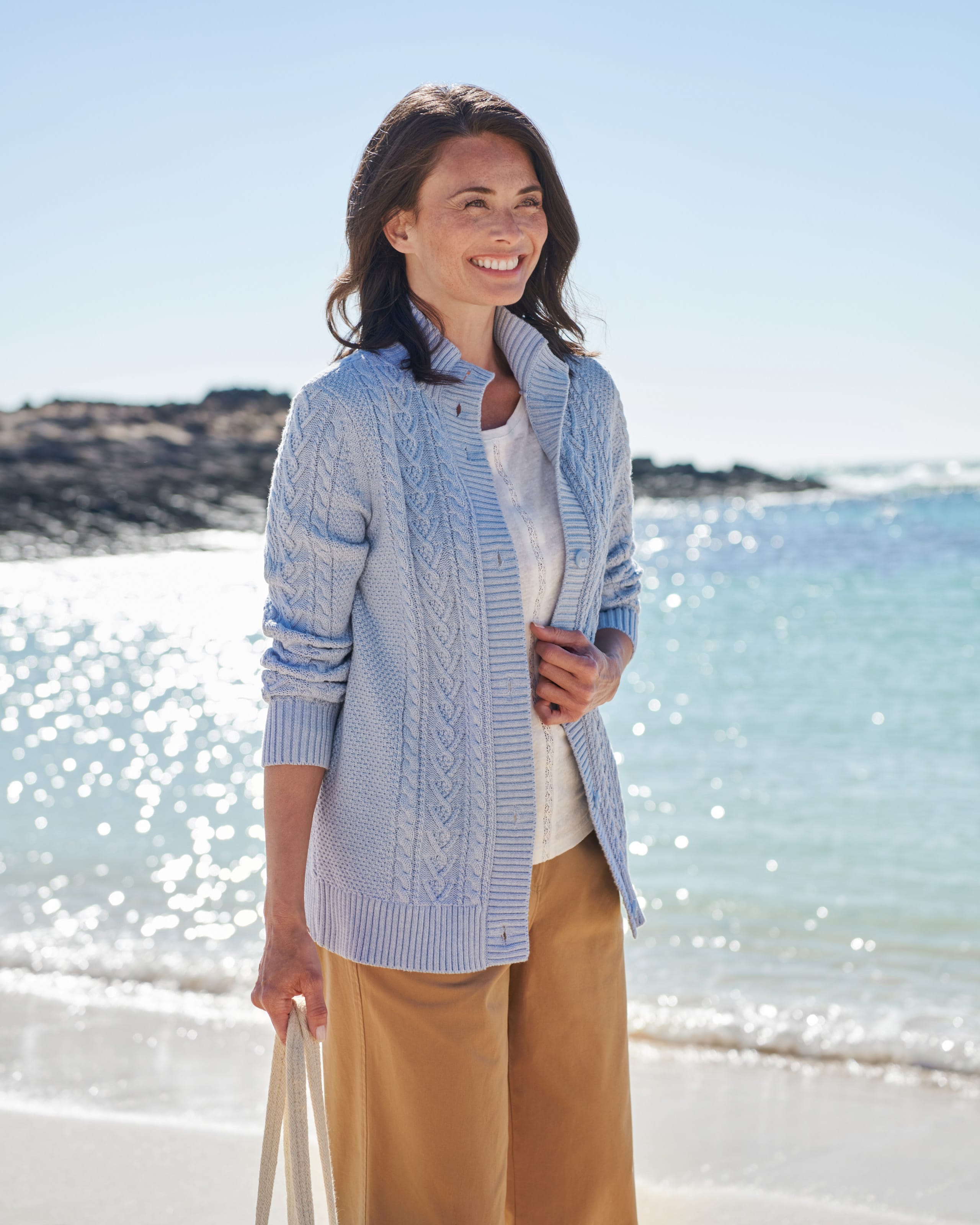 Womens Cable Cardigans | Cable Knitwear | WoolOvers