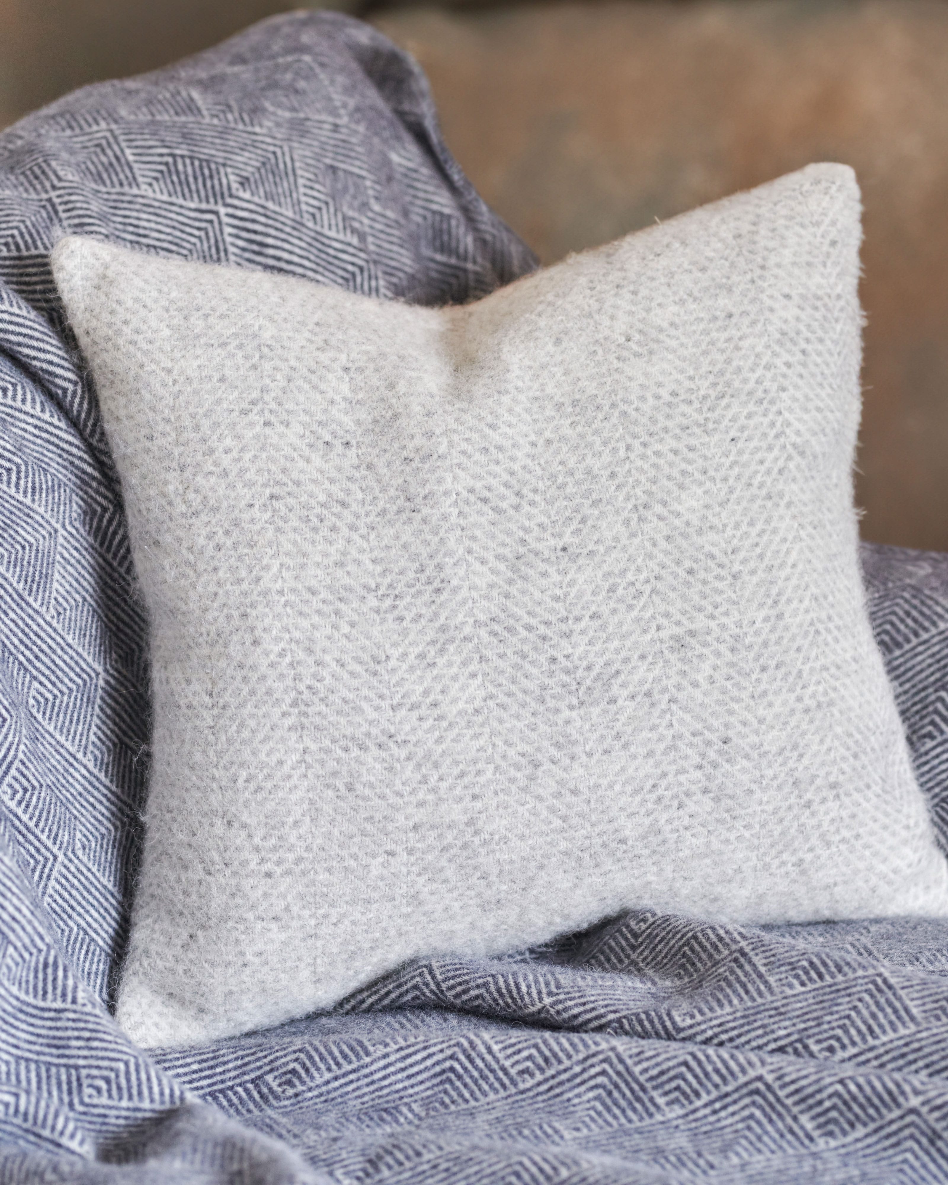 Sea Green | Beehive Pure Wool Cushion Cover | WoolOvers US