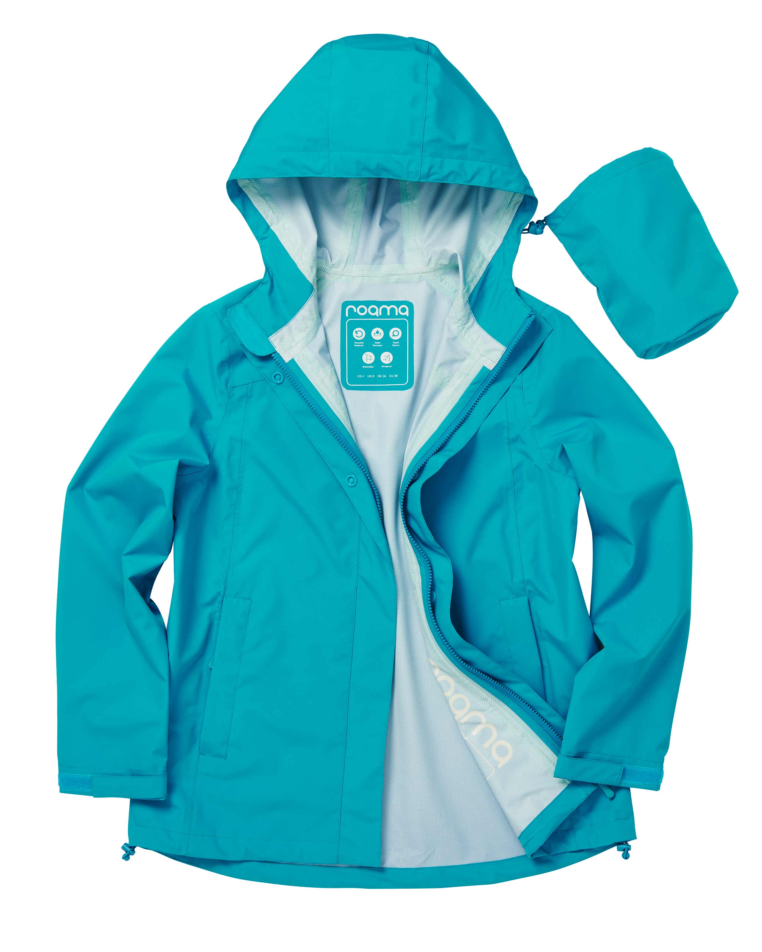 Bright Kingfisher | Adventure Shell Jacket | WoolOvers UK