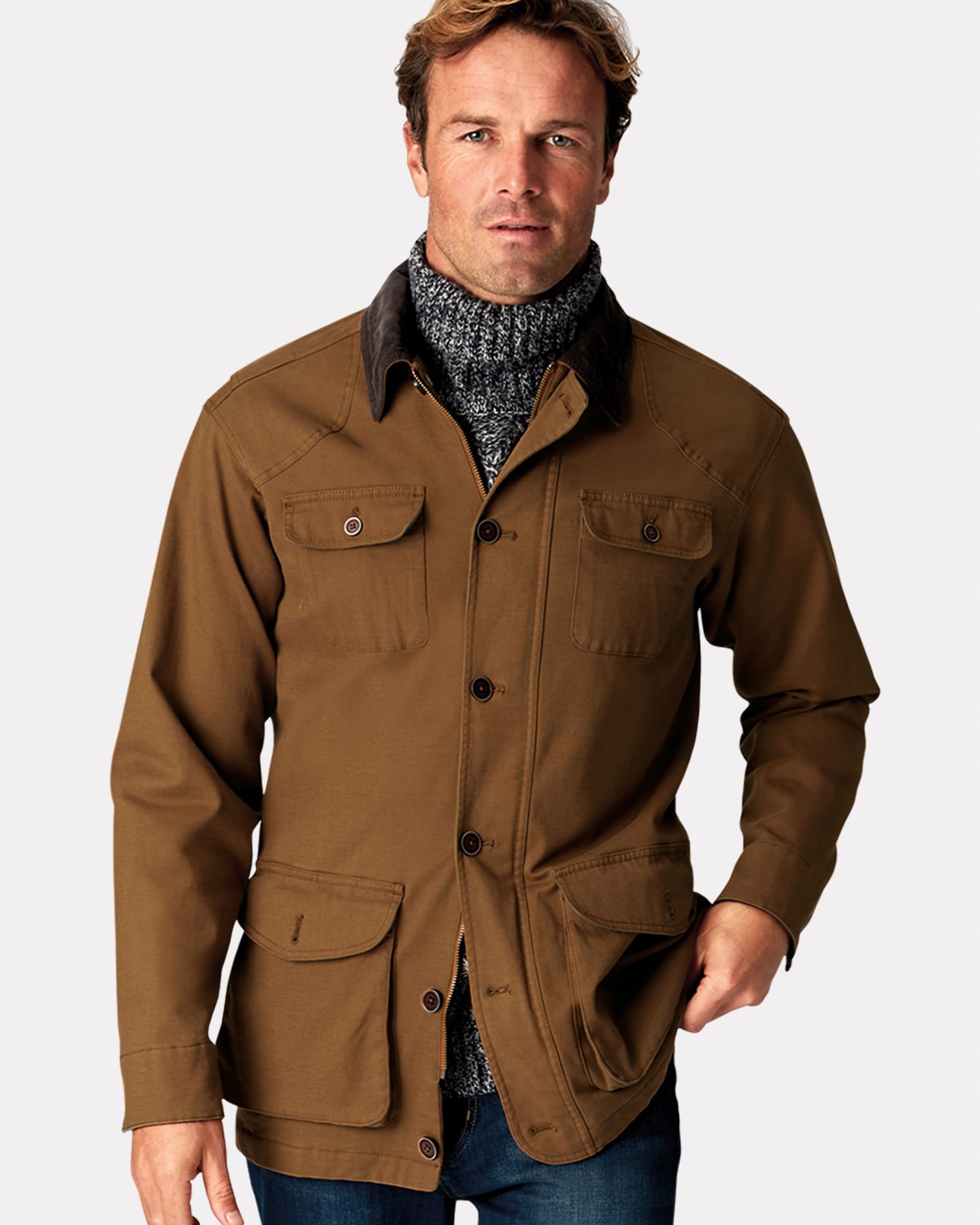 Mens Leather Jackets & Boiled Wool Coats | WoolOvers UK