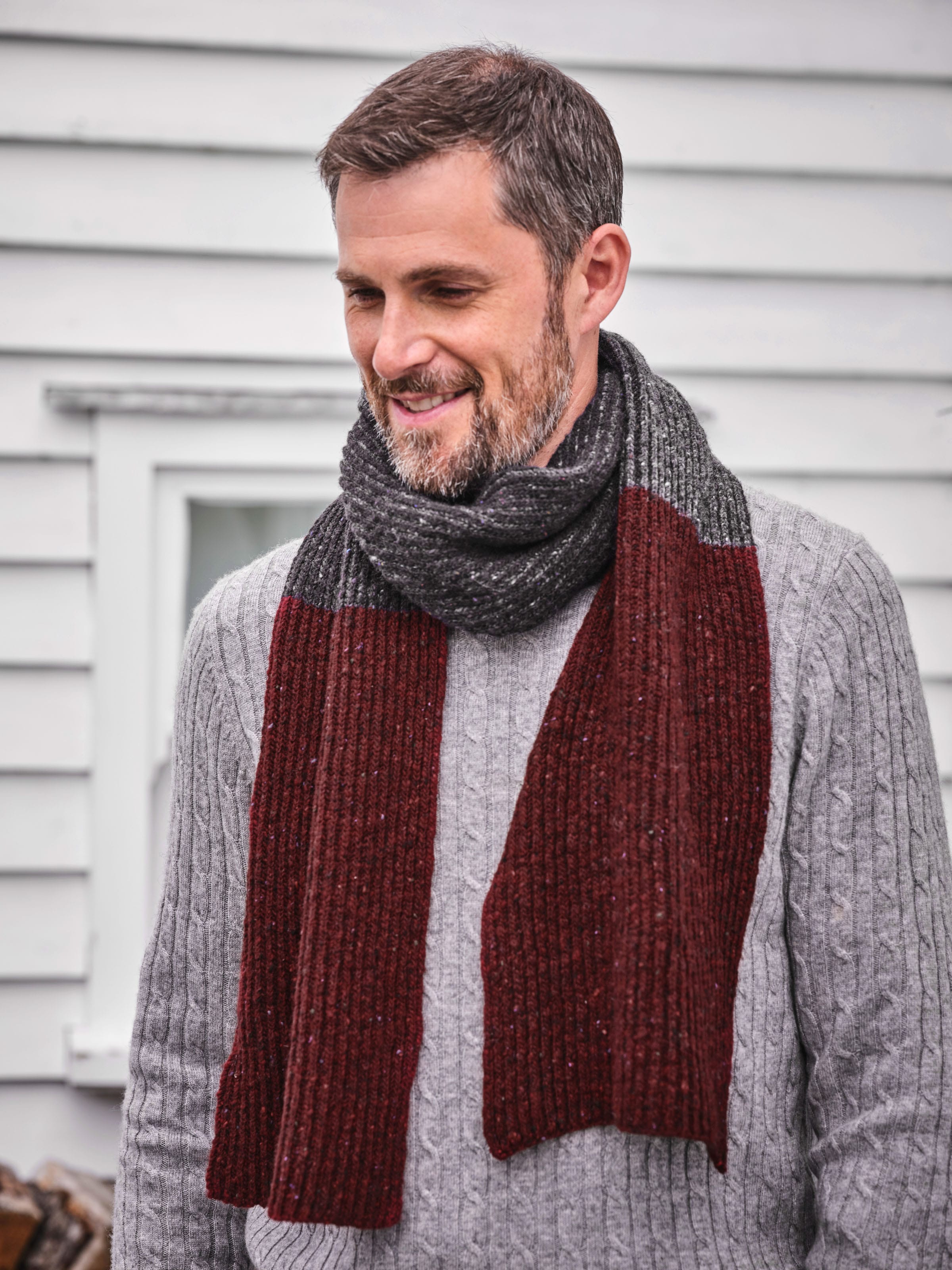 Mens Wool Scarf | WoolOvers UK