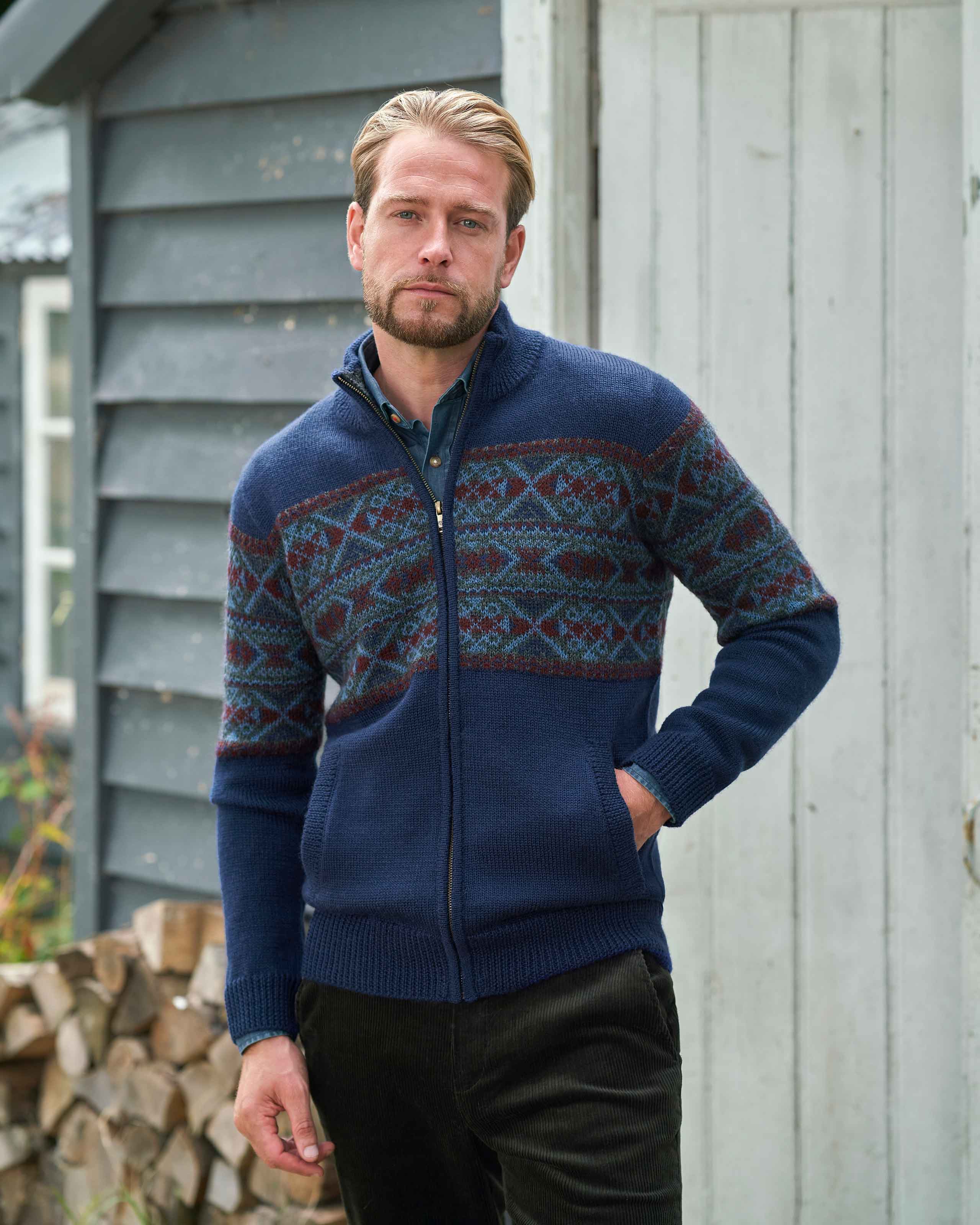 100% Pure Wool Knitwear | Mens Collection | WoolOvers US