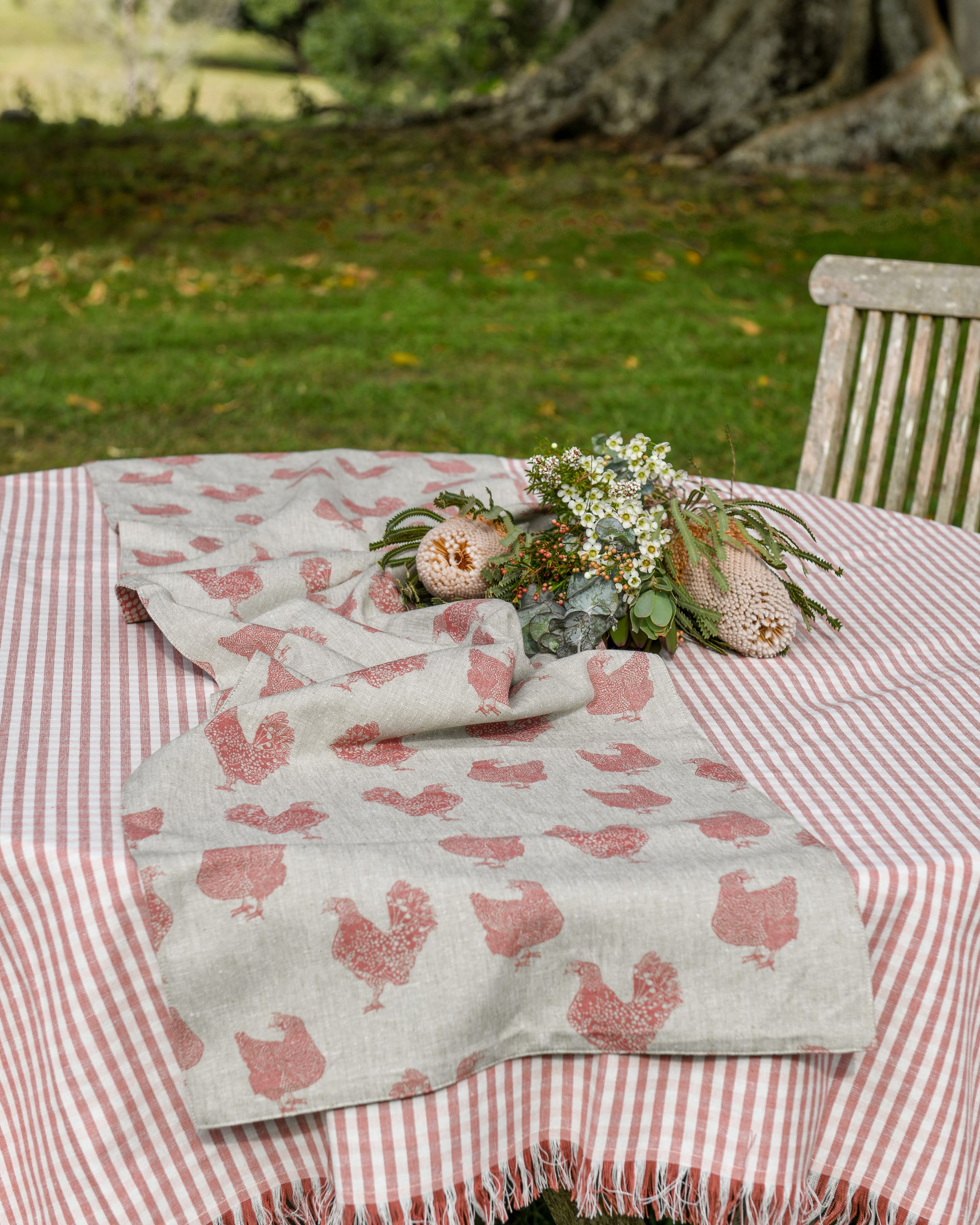 Fig | Henrietta Table Runner | WoolOvers UK
