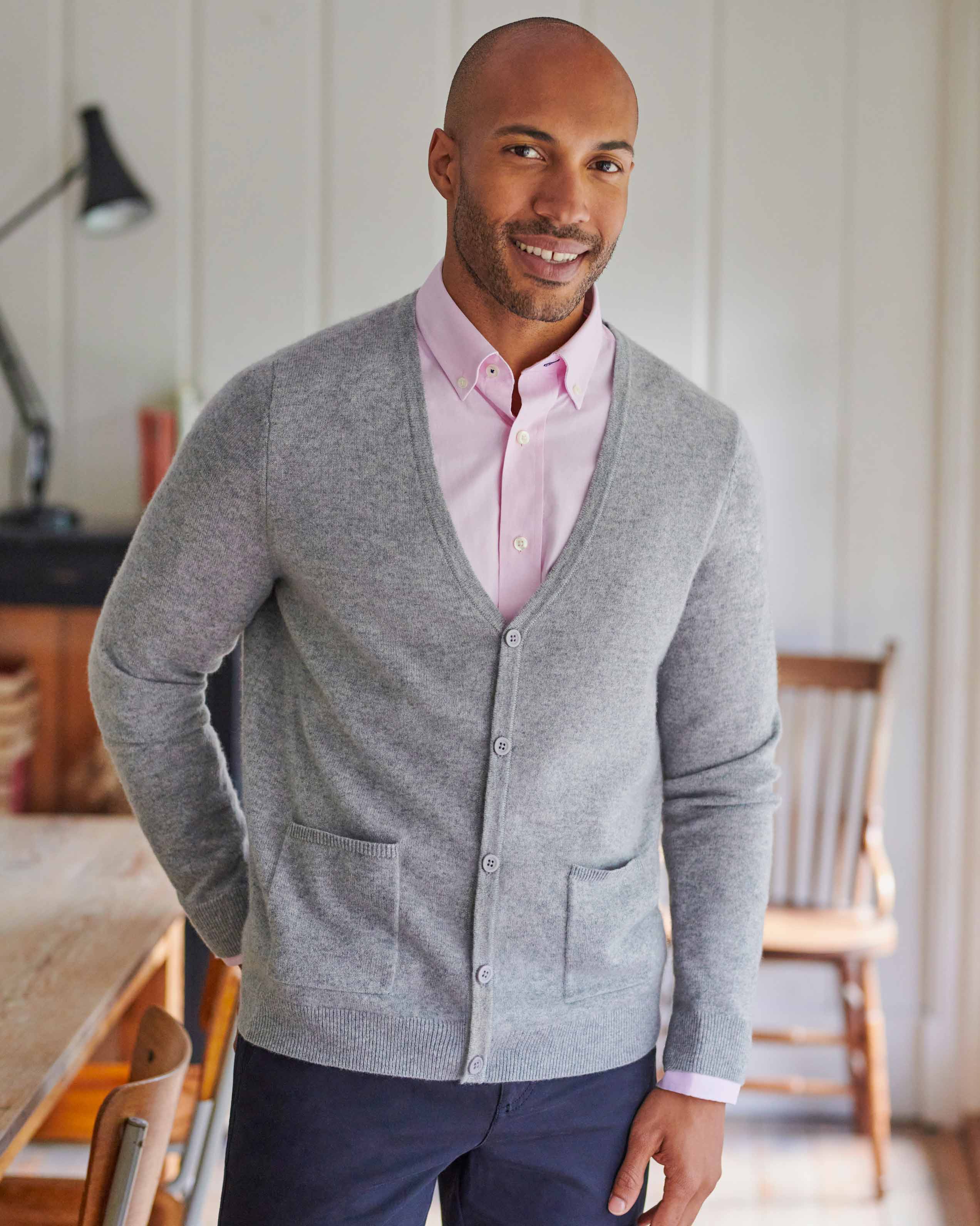 Men's Cashmere Jumpers & Cardigans | WoolOvers