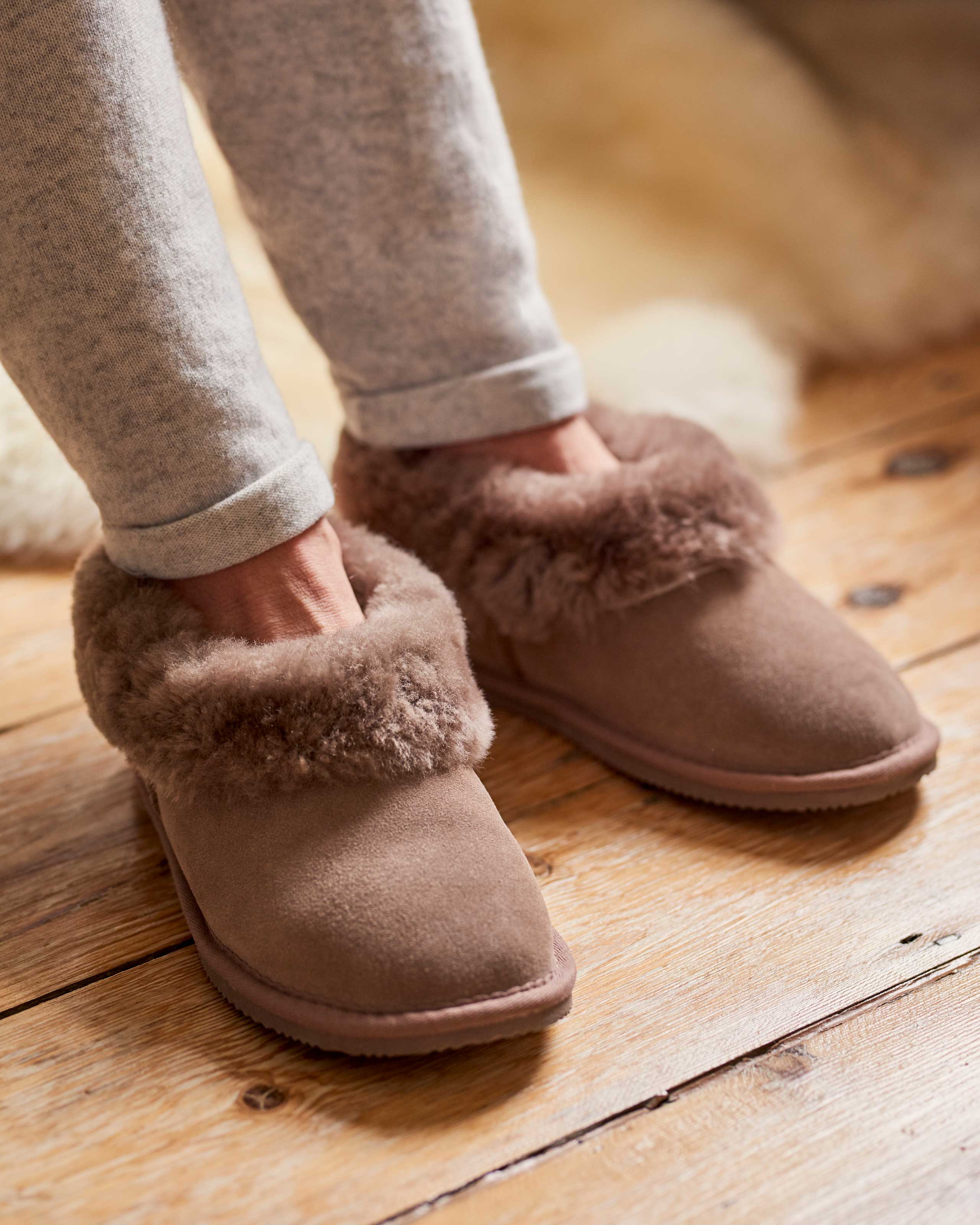 Womens Sheepskin Slippers | WoolOvers UK