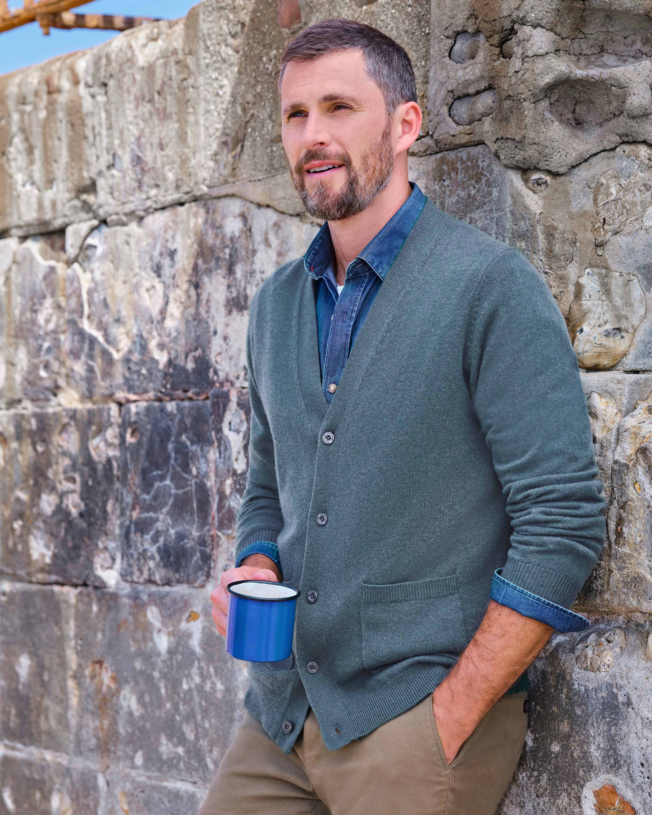 High Quality Natural Cardigans for Men