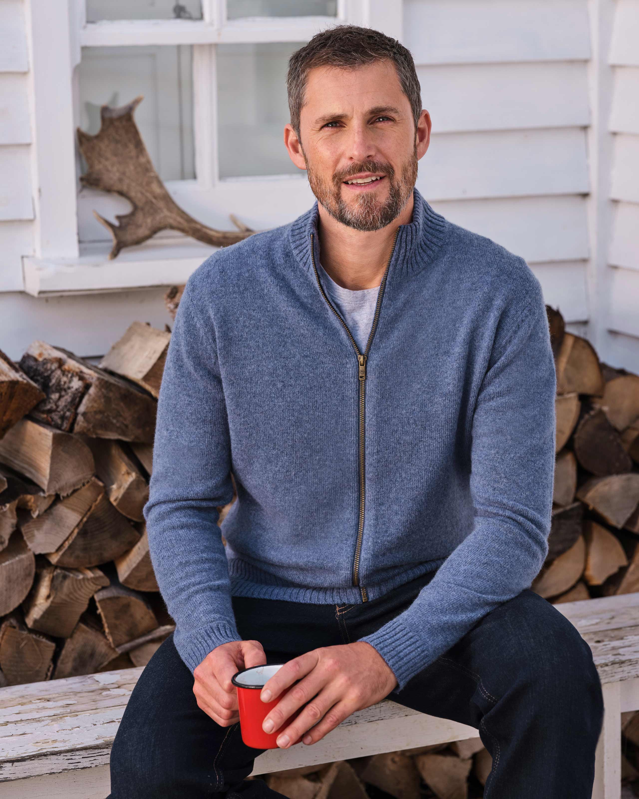 Men's Pure Lambswool Jumpers and Knitwear | WoolOvers