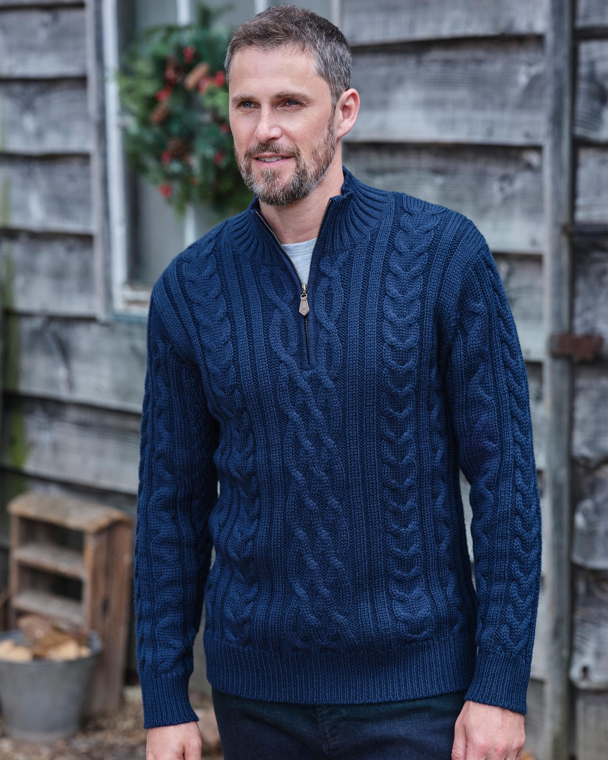 Menswear | Mens Cable Knit Jumpers | WoolOvers