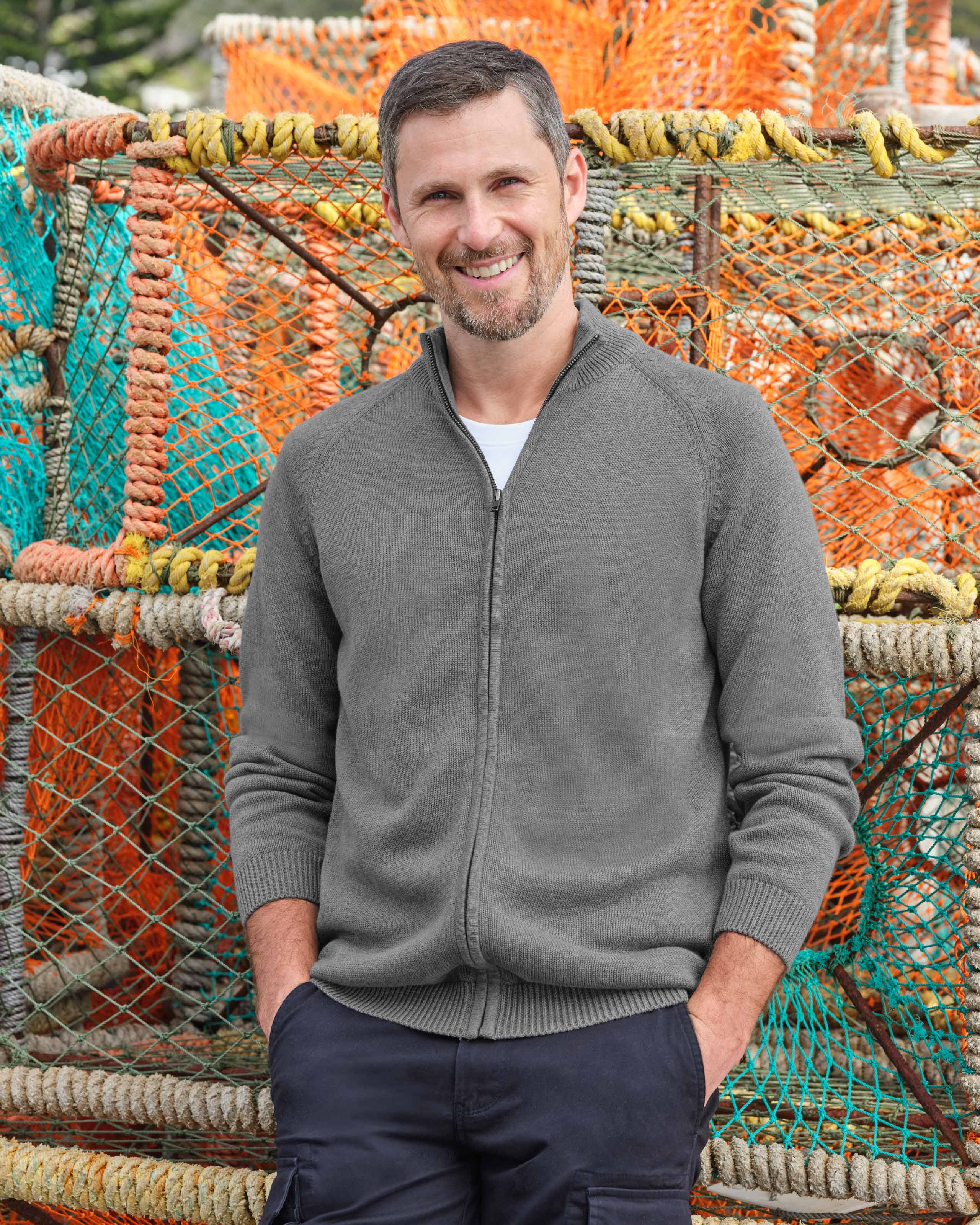 High Quality Natural Cardigans for Men