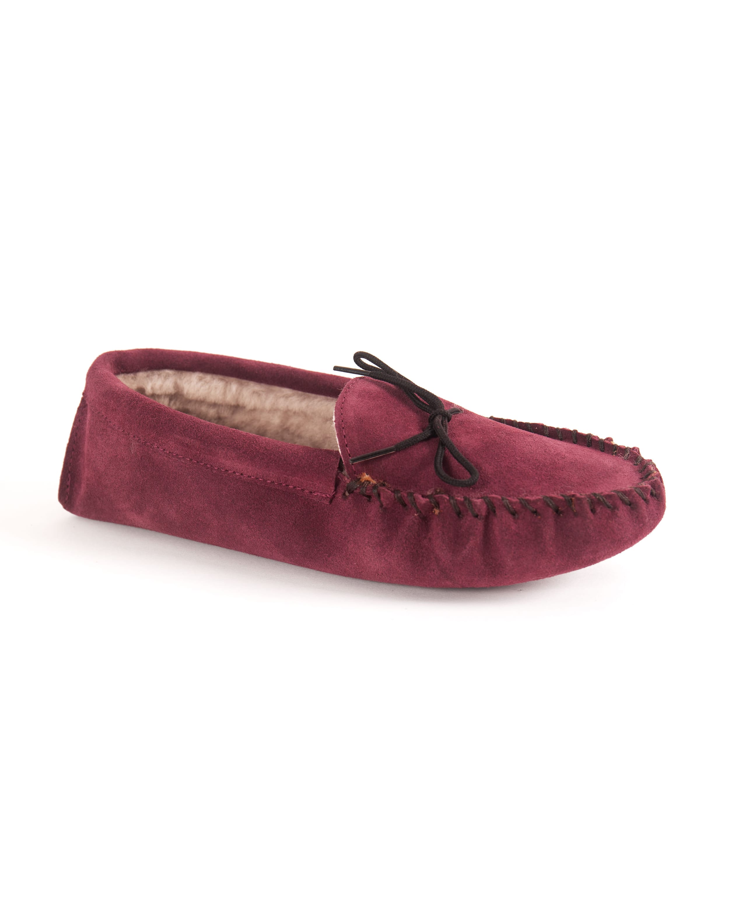 Mulberry | Womens Draper Sheepskin Moccasin Slippers | WoolOvers UK