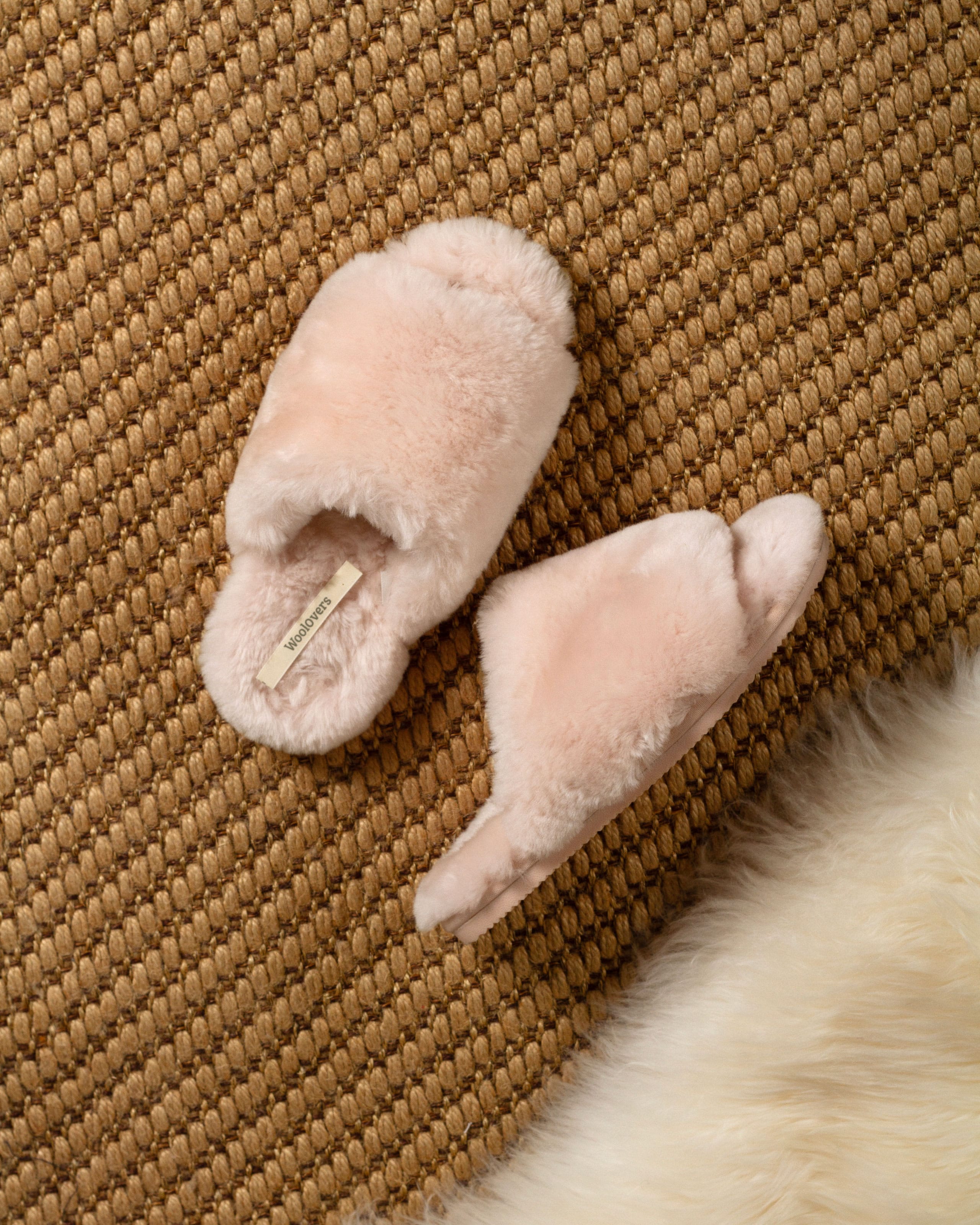 Rose | Mule à bout ouvert - Femme | WoolOvers FR