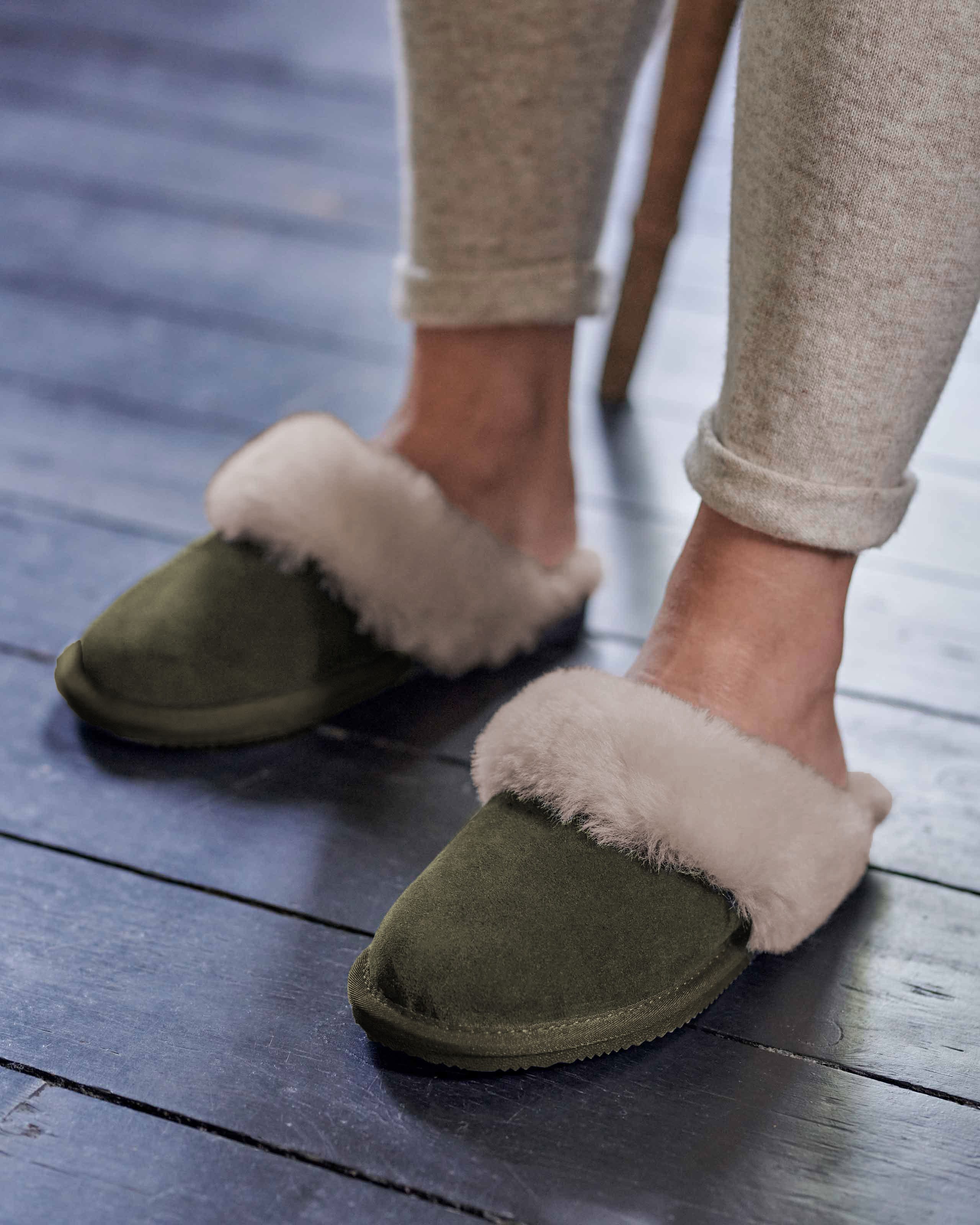 Chestnut | Womens Sheepskin Mule Slipper | WoolOvers US