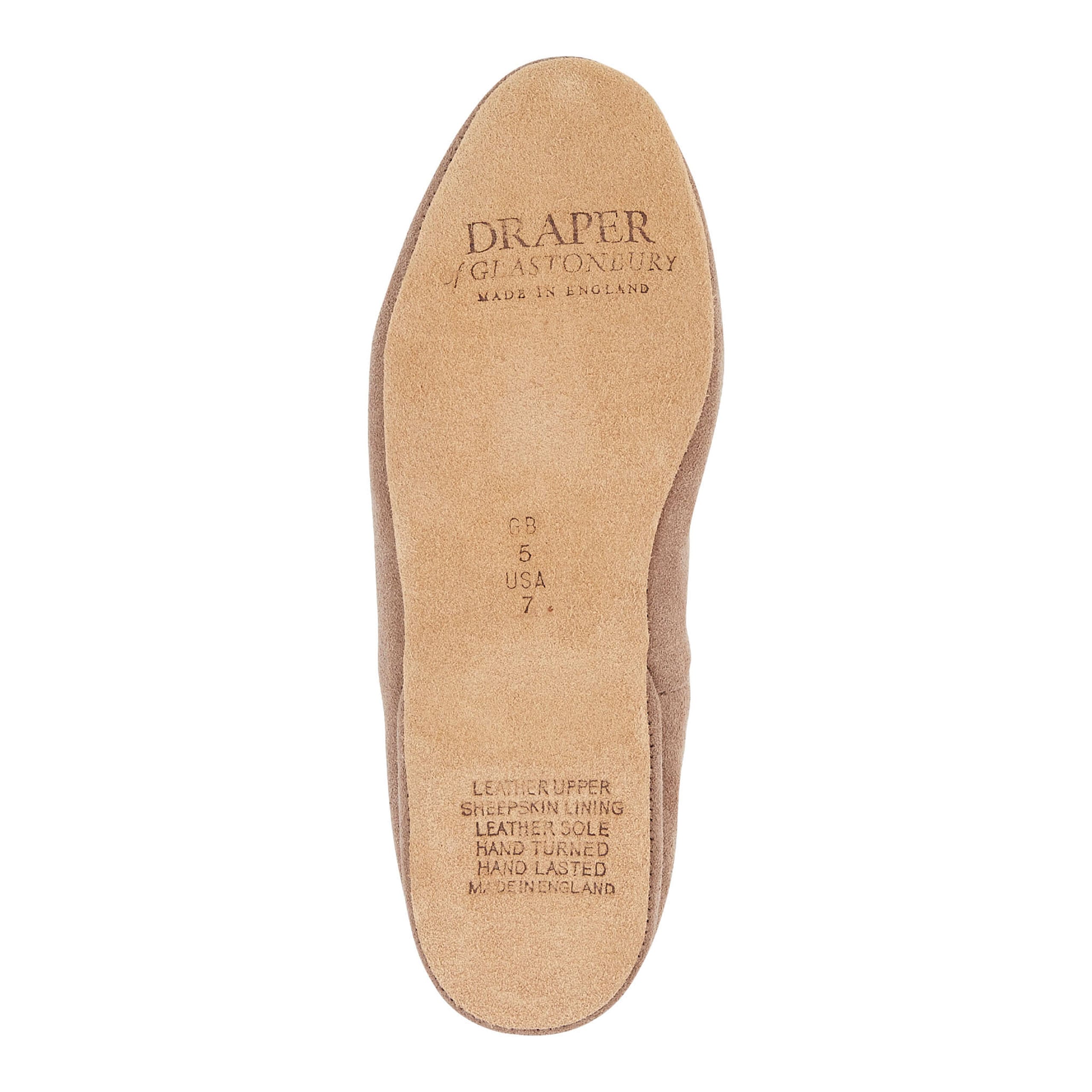 Taupe | Womens Draper Sheepskin Slippers | WoolOvers UK
