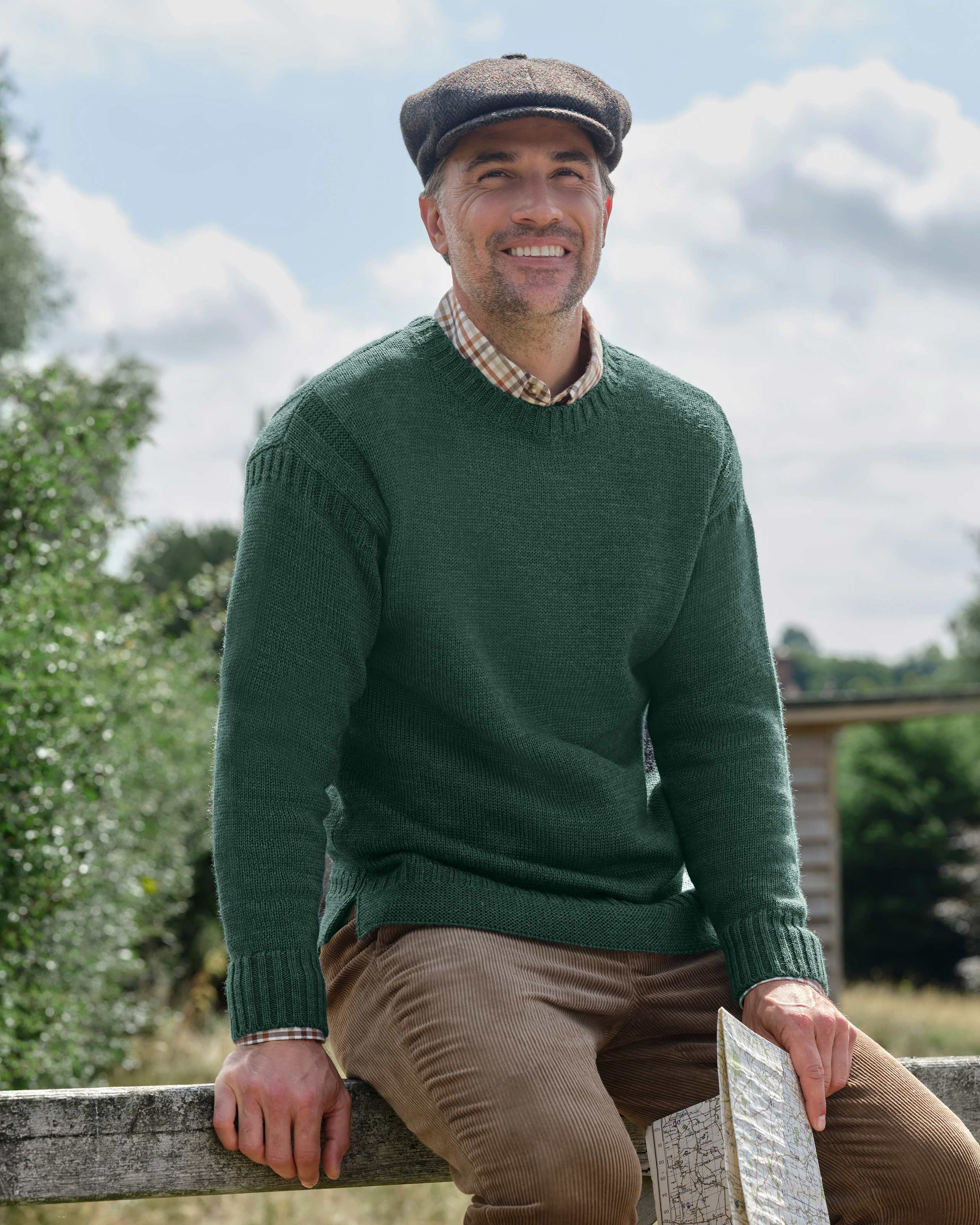 Mens Wool Jumpers and Knitted Sweaters | WoolOvers UK