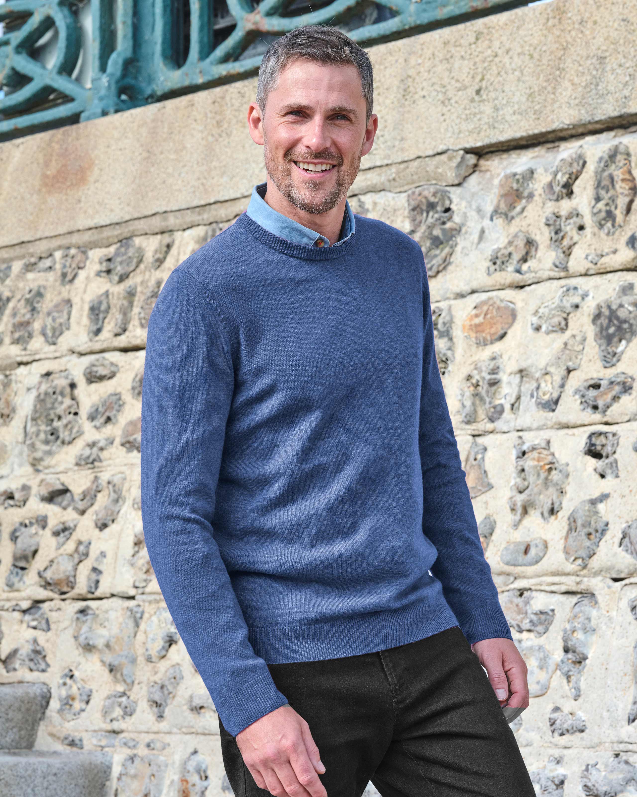 Men's Jumpers | Natural Men's Knitted Jumpers | WoolOvers AU